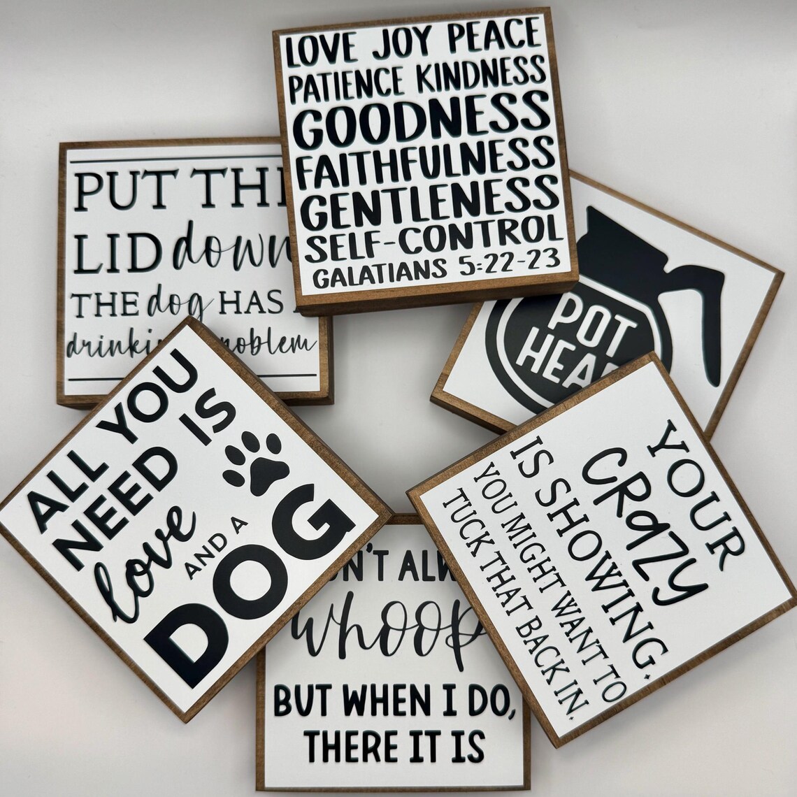 Funny Wood Sign: I Don't Always Whoop - Tiered Tray Decor - Etsy