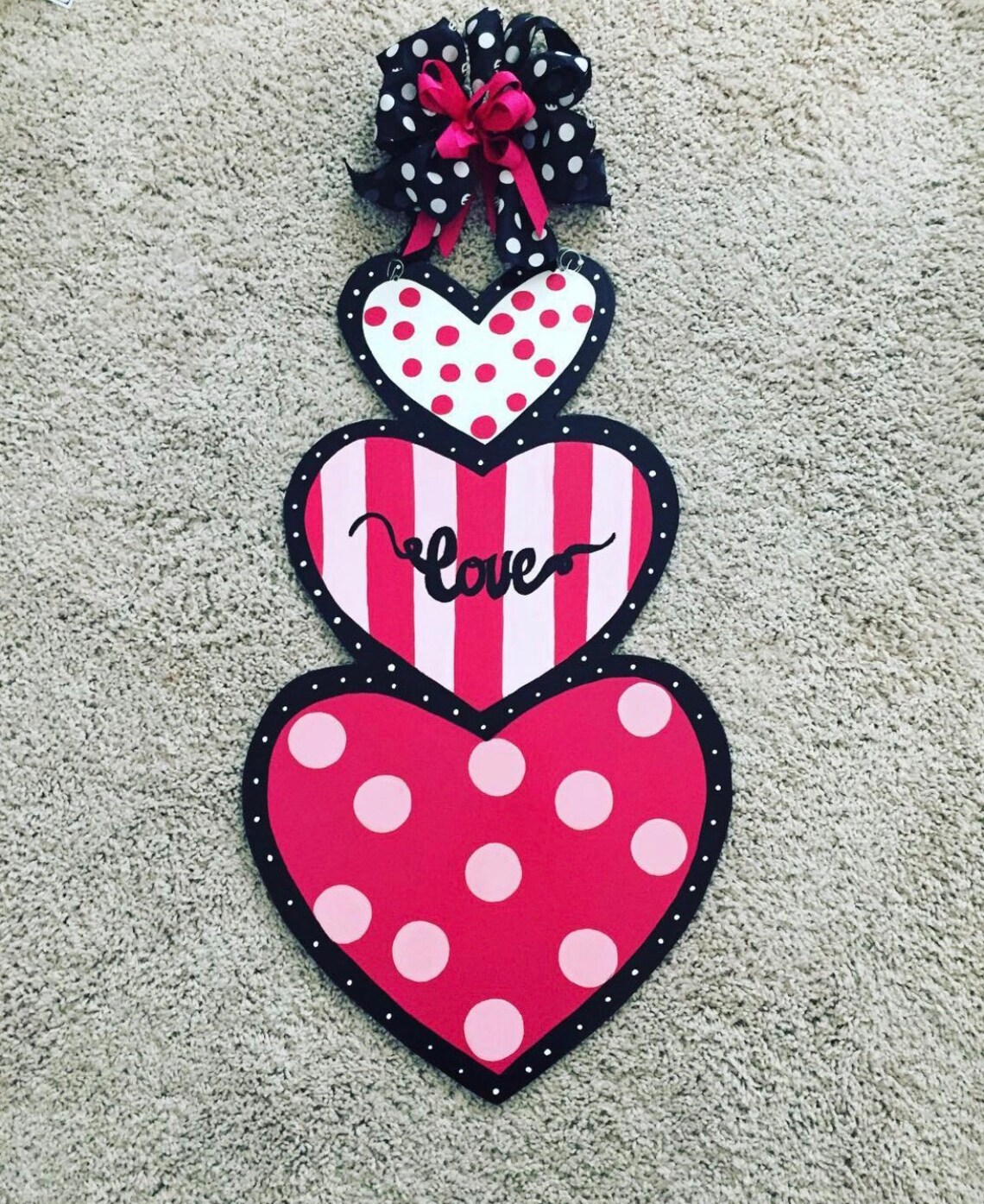 Valentine Door Hanger - Etsy