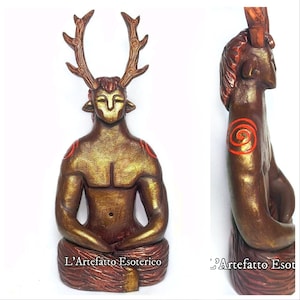 Cernunnos (statue, Statuette, Sculpture), Celtic God, Horned God - Etsy