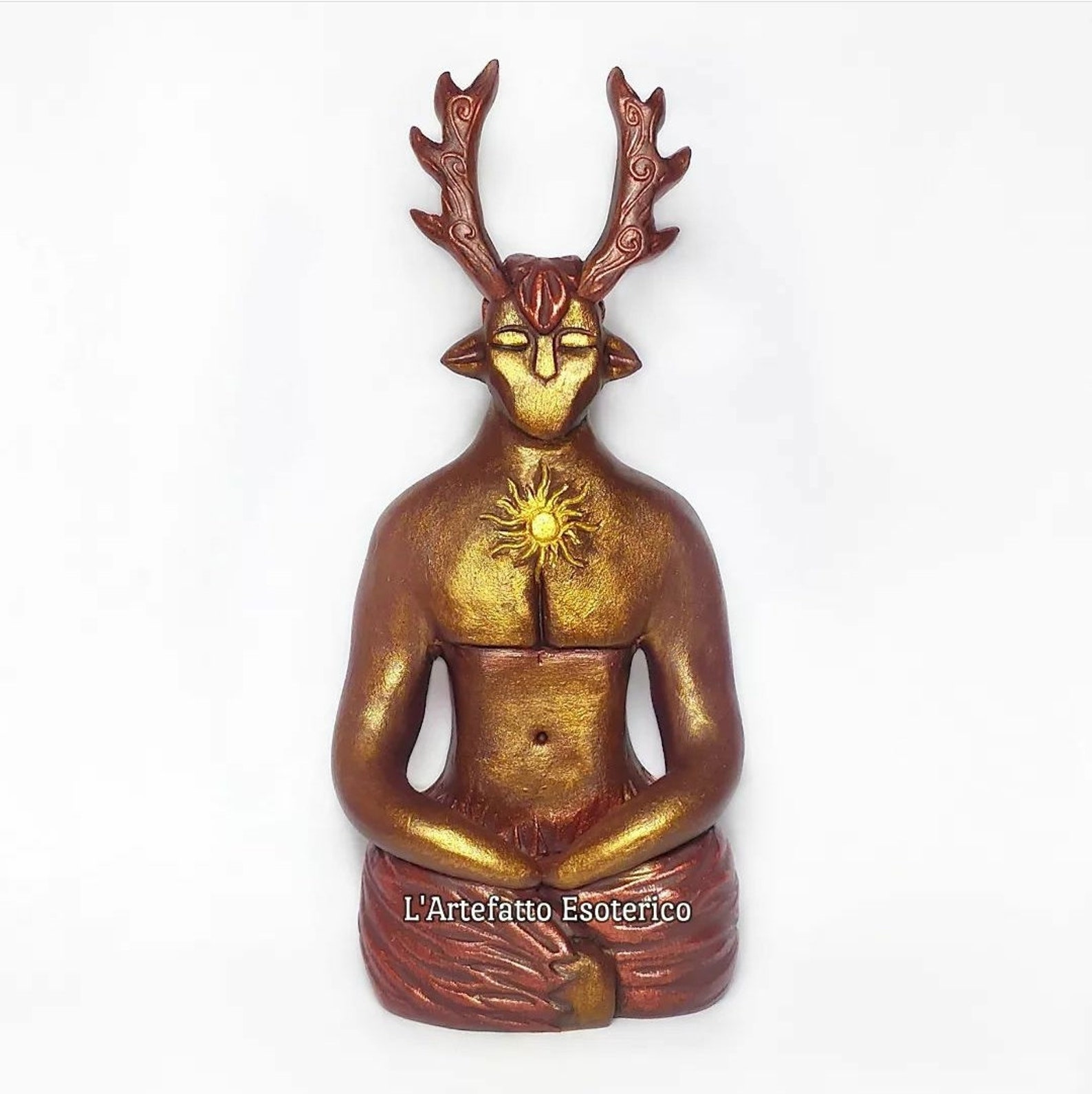 Cernunnos (statue, Statuette, Sculpture), Celtic God, Horned God - Etsy