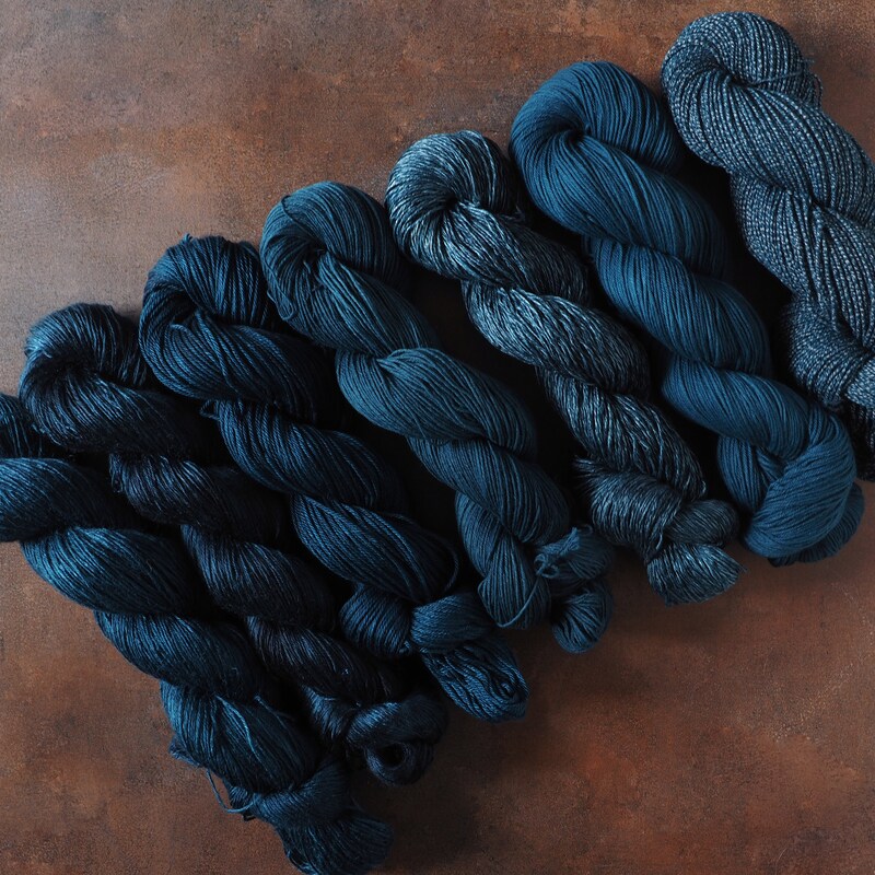Indigo Dyed Yarn - Etsy