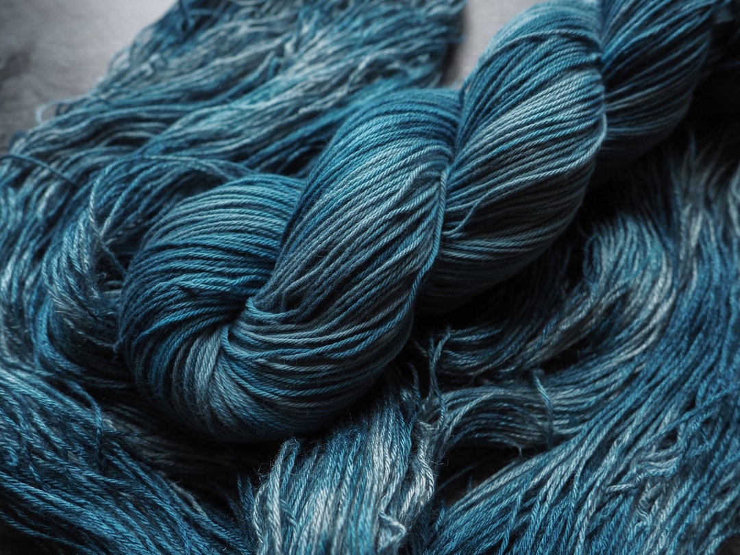 Hades - Hand Dyed Cotton Yarn - Dyed to Order, 100g Skeins - Available ...