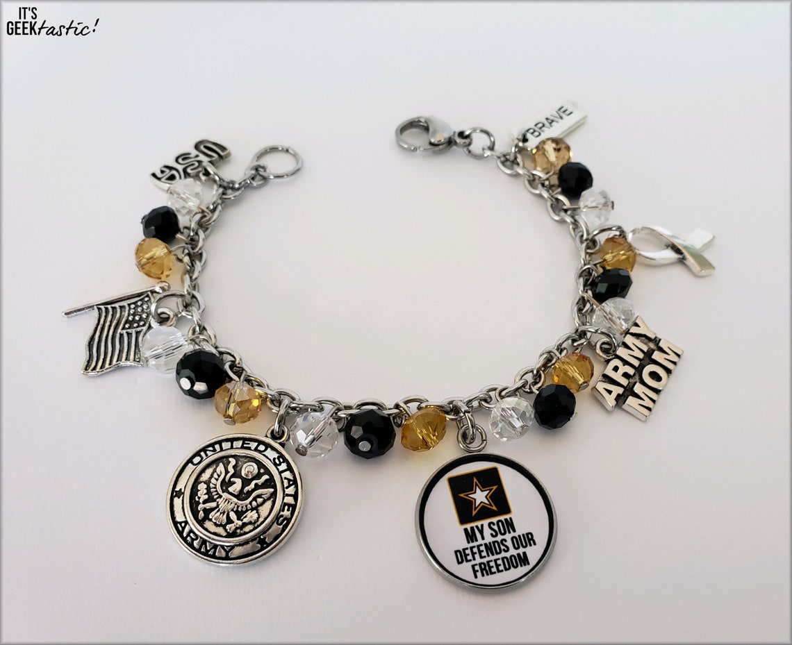 ARMY Mom Jewelry Gift Proud Military Mom I Love My Soldier - Etsy