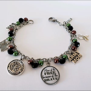 Army Mom Army Mom Gift Army Mom Bracelet Army Mom Jewelry - Etsy