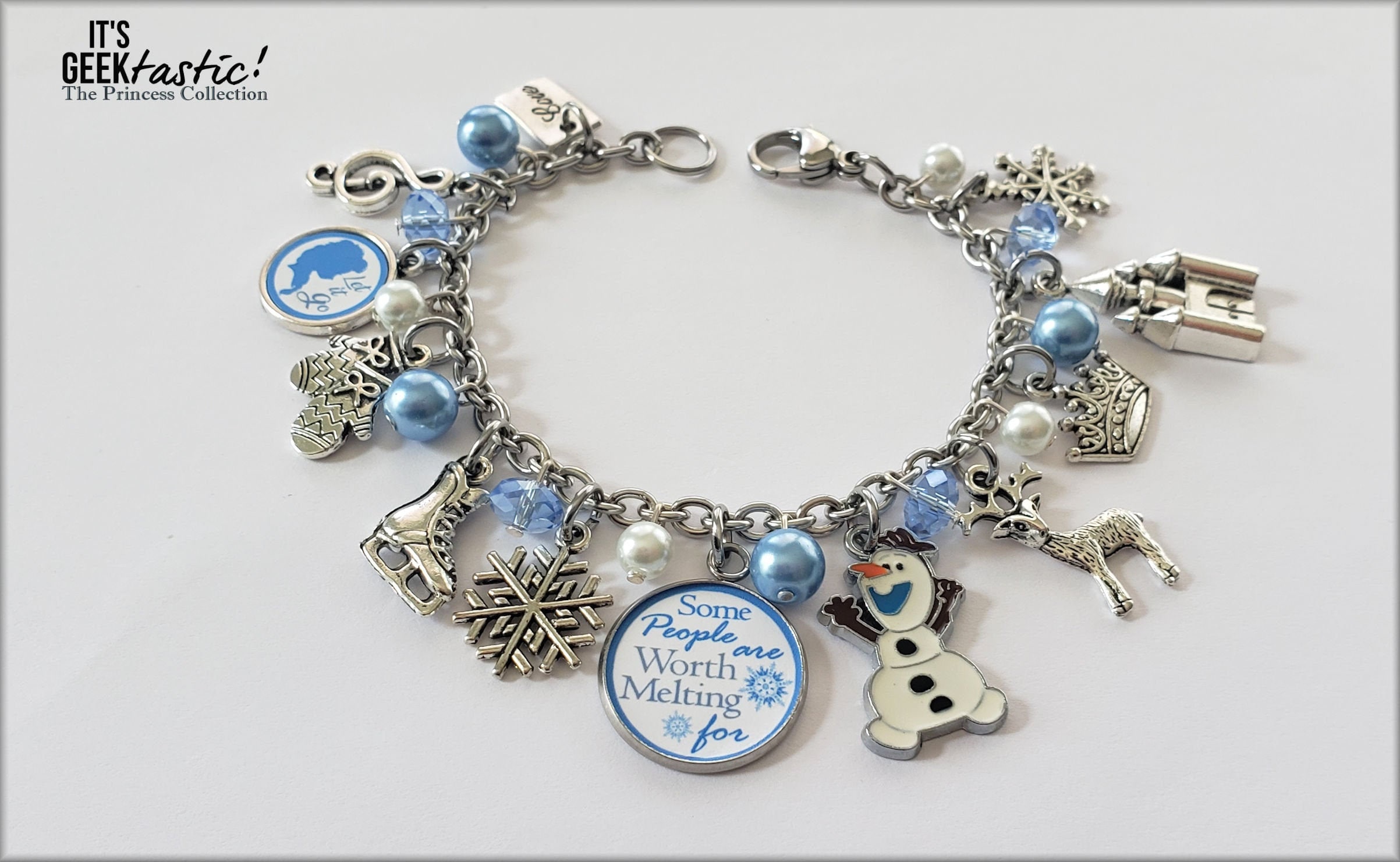 A Frozen Snowman Princess Frozen Snowman Jewelry Princess - Etsy