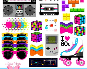 Split 1980s I Love the 80s V2 Cutting Files Svg Png Jpg Eps - Etsy