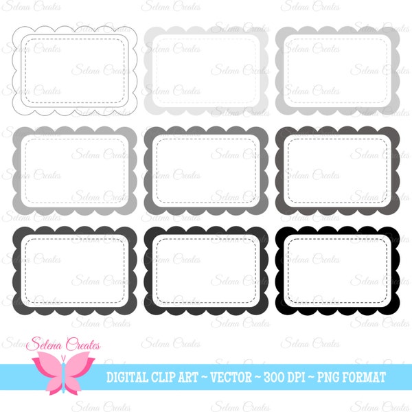 Scallop Frame - Etsy