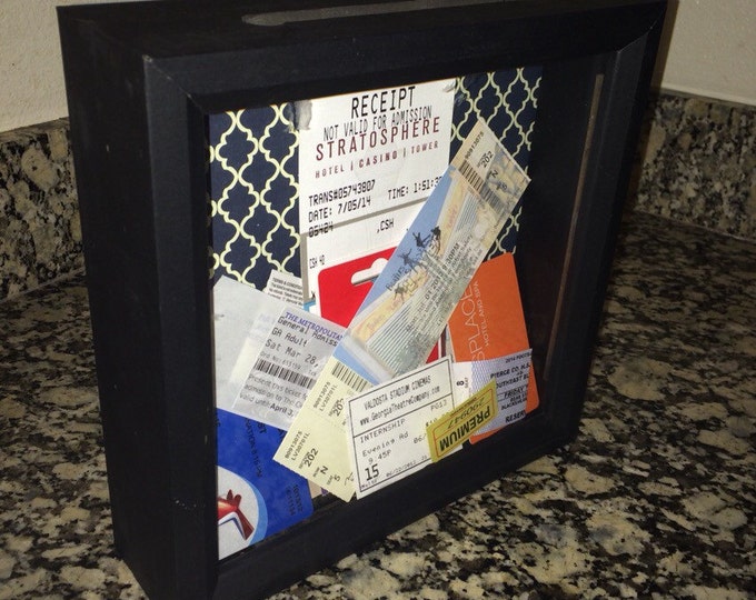 Ticket Stub Display Box!! Great for Displaying All Your Favorite ...