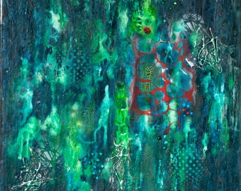 Original Abstract Expressionism, Oil Painting, Modern Art, Contemporary ...