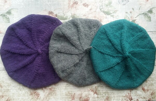 Crochet Pattern Knitlook Crochet Beret Pattern Slipstitch Crochet Tam ...