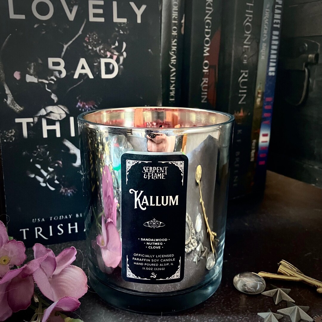 Kallum, Sandalwood Clove Nutmeg Candle, Officially Licensed Trisha ...