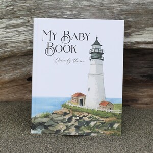 Ocean Themed Baby Memory Book Nautical Baby Album Baby's First Year ...