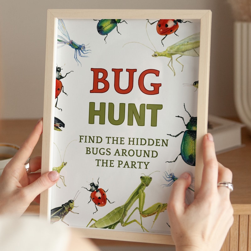 Bug Birthday Food Sign - Etsy