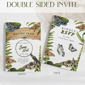 Nature Trail Birthday Invitation Bundle Explorer Theme Birthday Invite ...