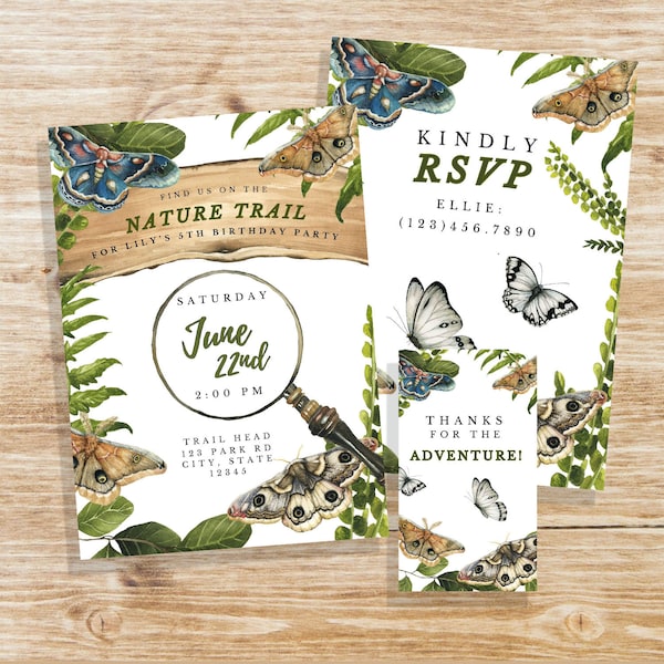 Nature Invitation - Etsy