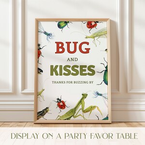 Bug Table Sign Bundle Find the Hidden Bugs Game Insect Birthday Game ...