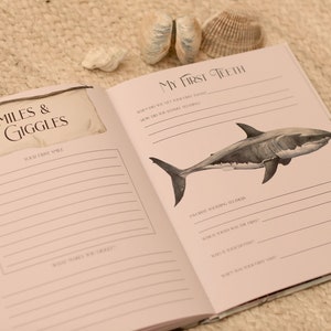 Ocean Themed Baby Memory Book Nautical Baby Album Baby's - Etsy