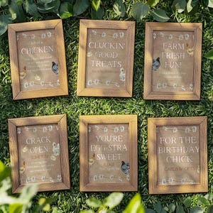 EDITABLE Table Sign Chick is ONE Birthday Decor Spring Birthday Idea ...