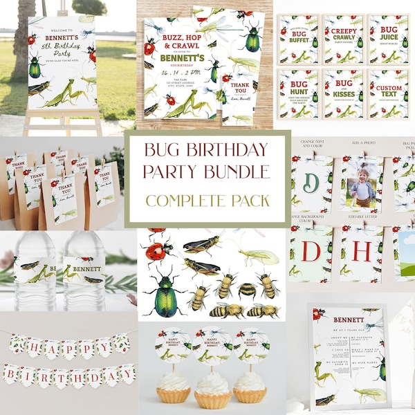 Insect Birthday Party - Etsy