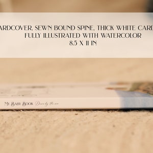 Ocean Themed Baby Memory Book Nautical Baby Album Baby's First Year ...