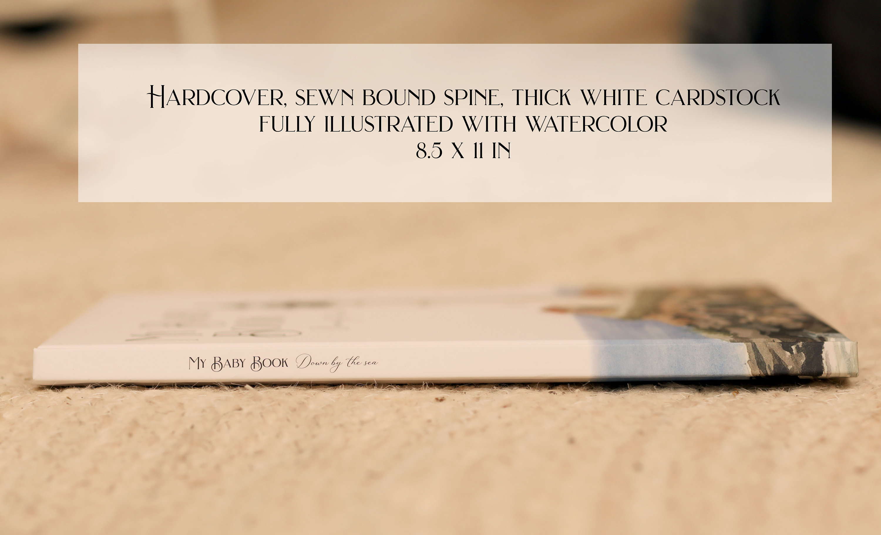 Ocean Themed Baby Memory Book Nautical Baby Album Baby's - Etsy