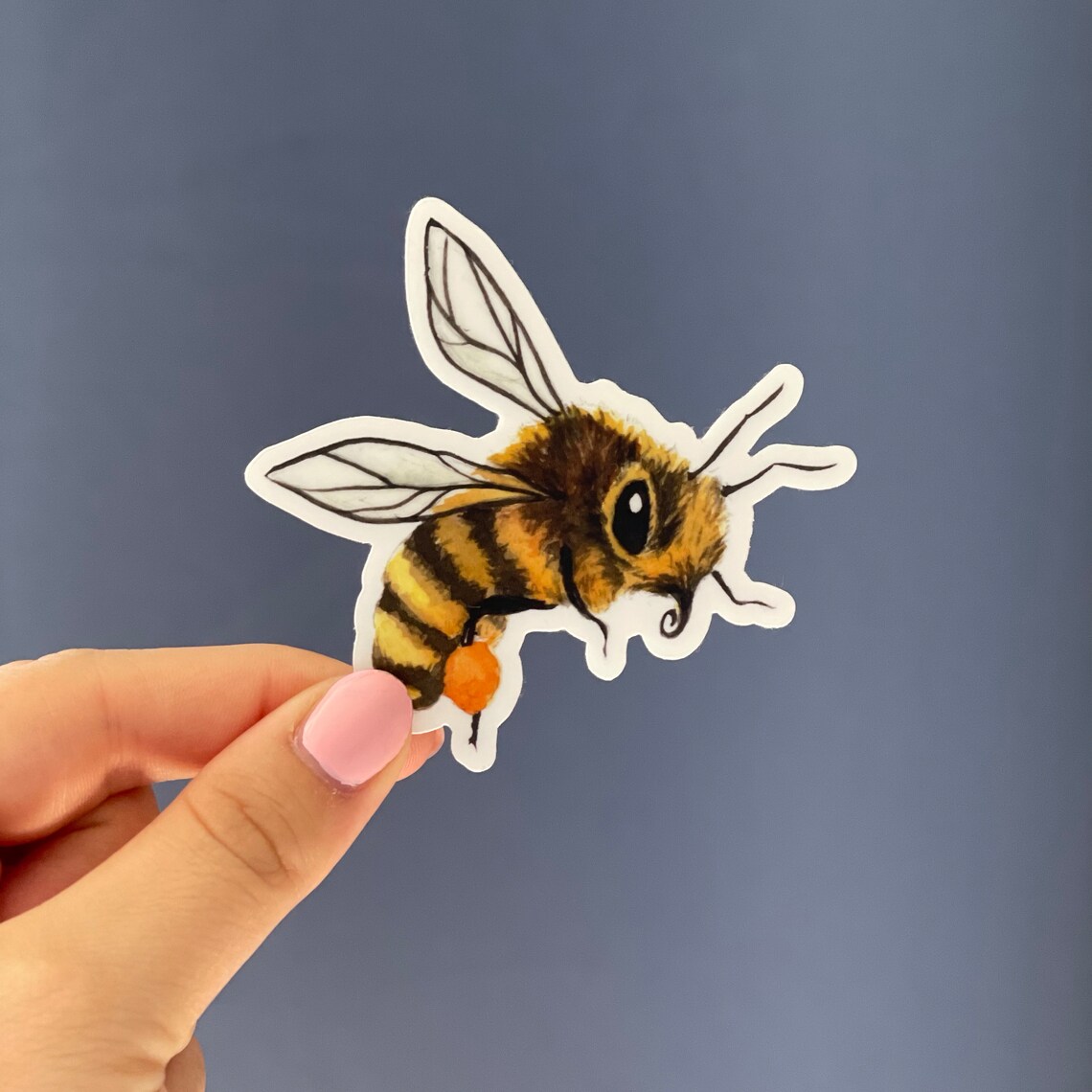 Bee Sticker Honeybee Sticker Vinyl Bee Sticker Set - Etsy