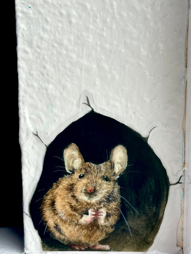 Mouse Hole Wall Decal Mouse Hole Sticker Mouse Hole Wall Sticker Wall ...
