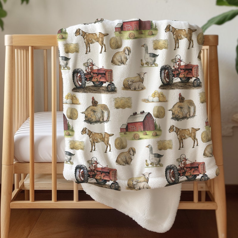 Tractor Blanket - Etsy