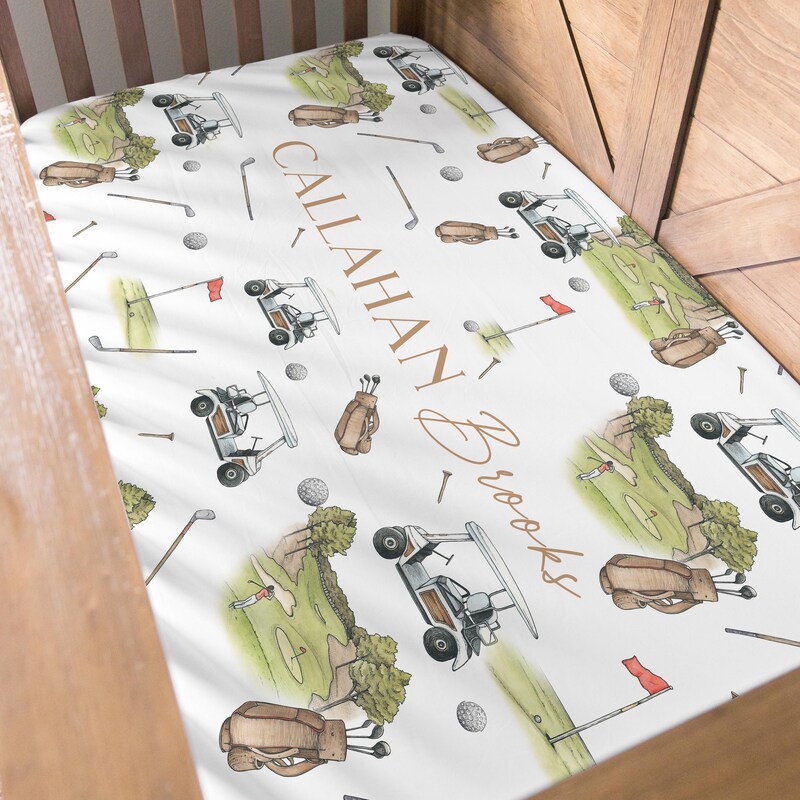 Golf Crib Sheets - Etsy