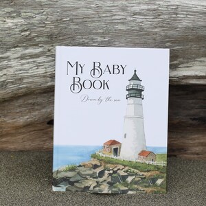 Ocean Themed Baby Memory Book Nautical Baby Album Baby's - Etsy