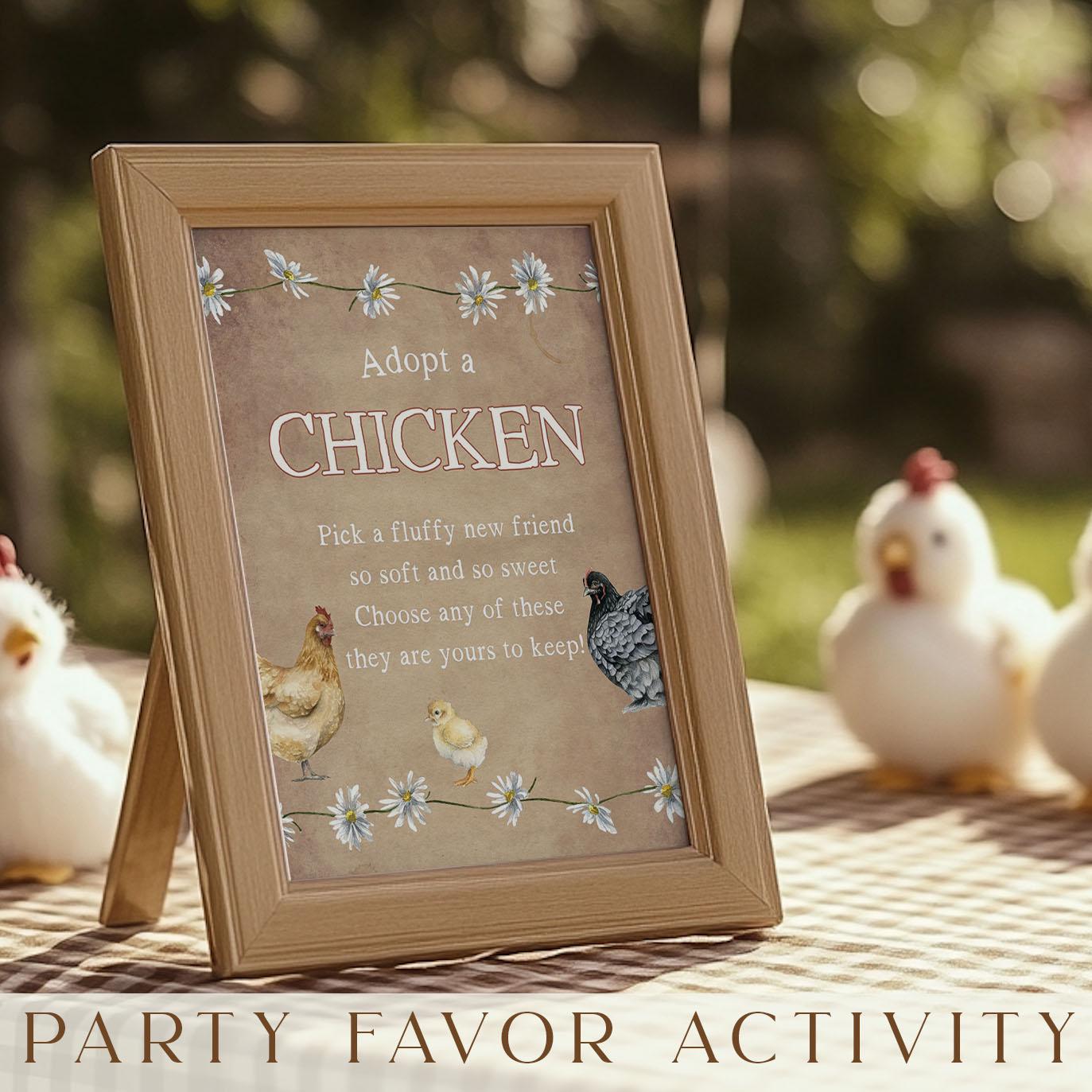 EDITABLE Table Sign Chick is ONE Birthday Decor Spring Birthday Idea ...