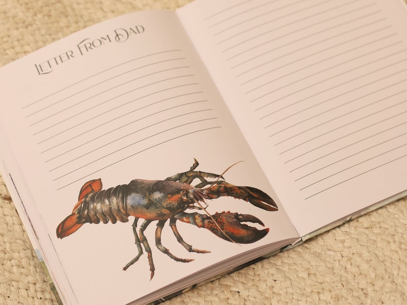 Ocean Themed Baby Memory Book Nautical Baby Album Baby's - Etsy