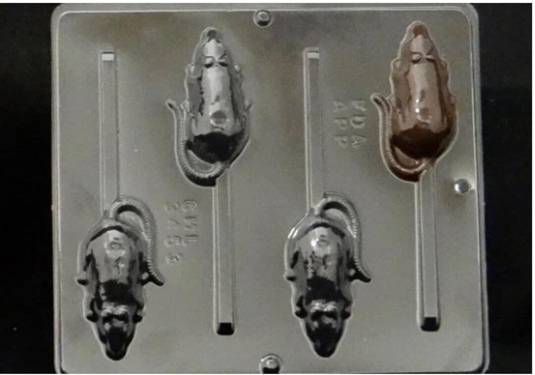 Rat Lollipop Chocolate Candy Mold Harry Potter Party Favor 3453 - Etsy