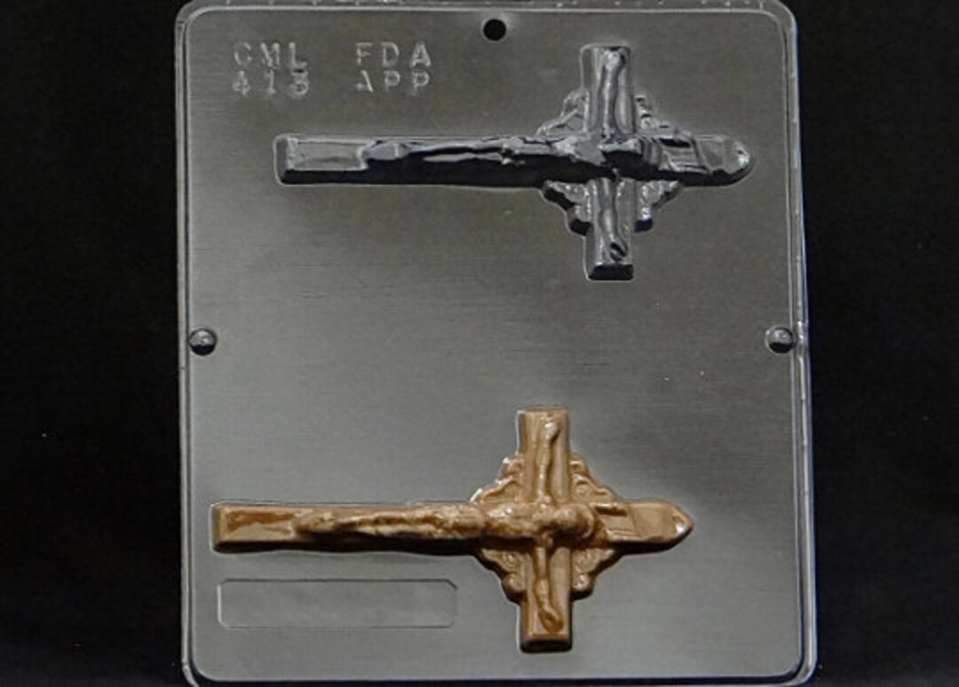 Crucifix Religious Chocolate Candy Mold Religious 413 - Etsy