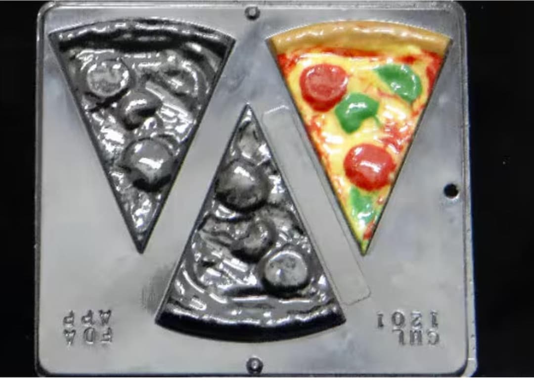 Pepperoni Pizza Chocolate Candy Mold 1201 - Etsy
