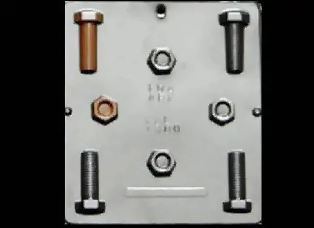 Nuts and Bolts Chocolate Candy Mold 1300 - Etsy