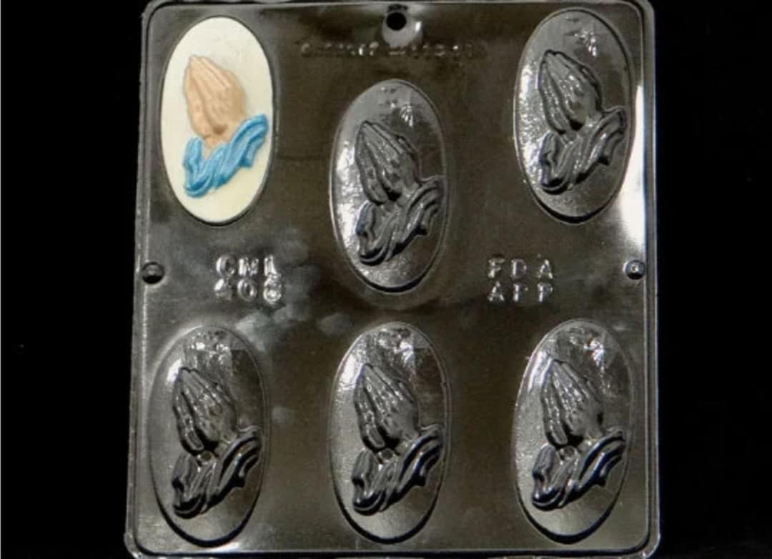 Praying Hands Chocolate Candy Mold Religious 408 - Etsy