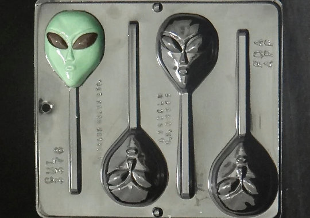 Alien Lollipop Chocolate Candy Mold 3376 - Etsy