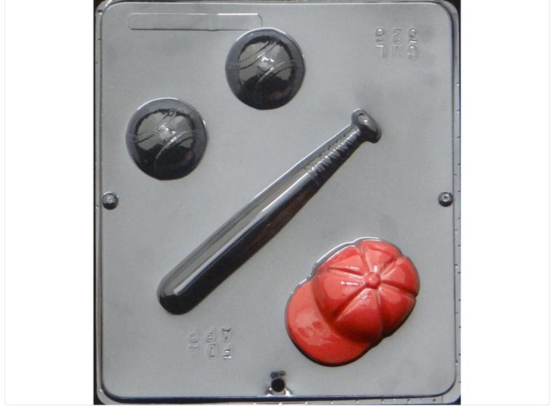 Baseball Cap, Bat & Ball Chocolate Candy Mold 326 - Etsy