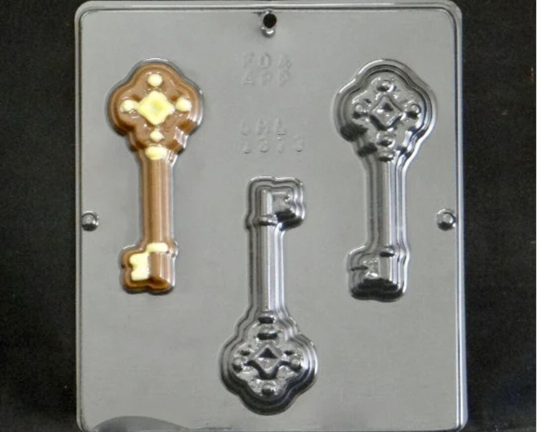 Skeleton Key Chocolate Candy Mold 1373 (3 Cavities) - Etsy