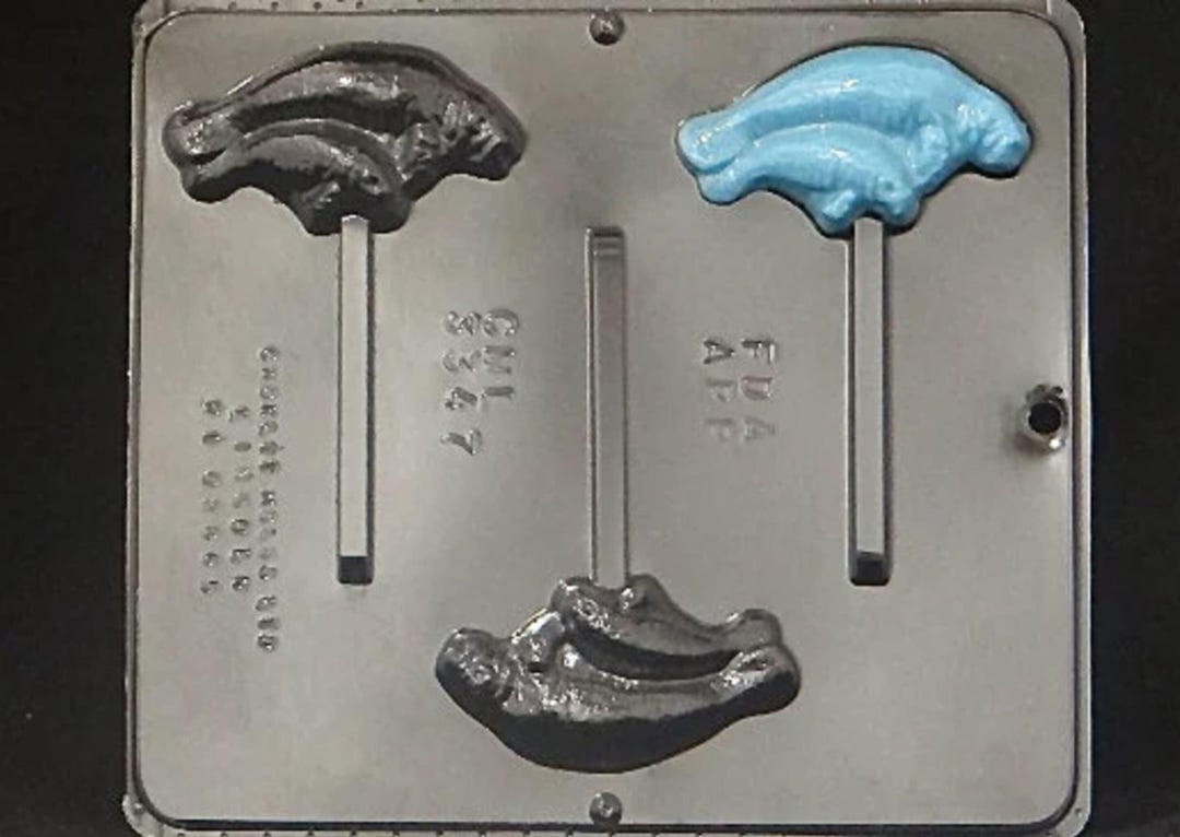 Manatee Lollipop Chocolate Candy Mold 3347 - Etsy