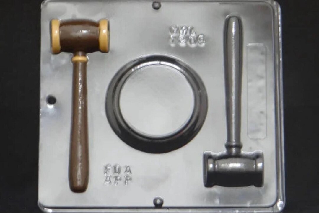 Gavel Set Judge Chocolate Candy Mold 1209 - Etsy