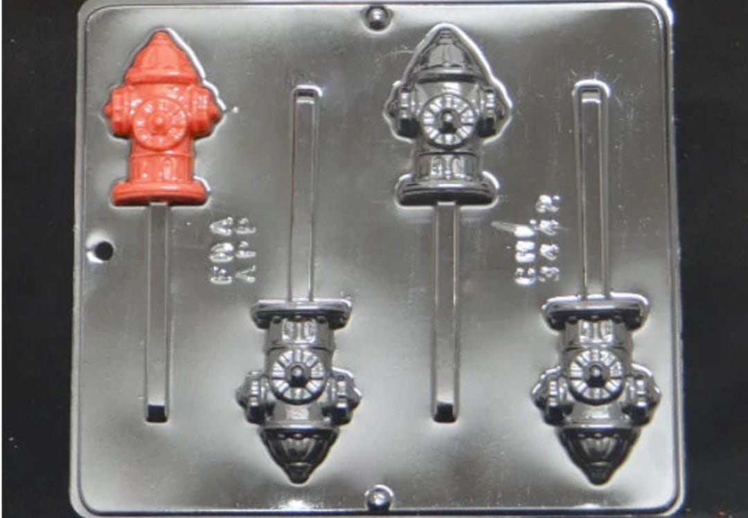 Fire Hydrant Lollipop Chocolate Candy Mold 3442 - Etsy