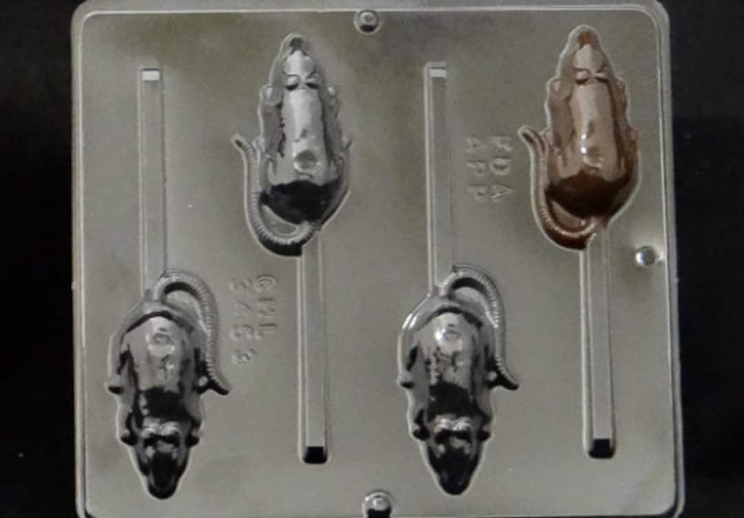Rat Lollipop Chocolate Candy Mold Harry Potter Party Favor - Etsy