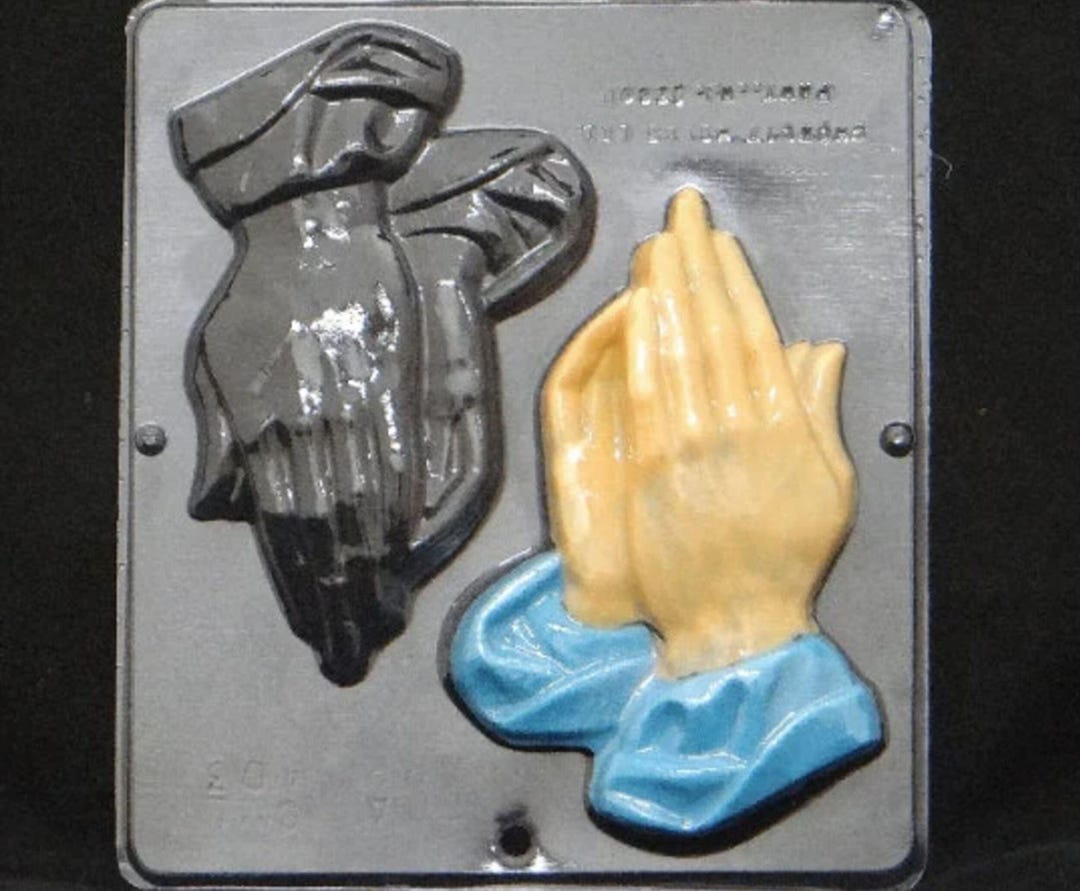 Large Praying Hands Chocolate Candy Mold Religious 403 - Etsy