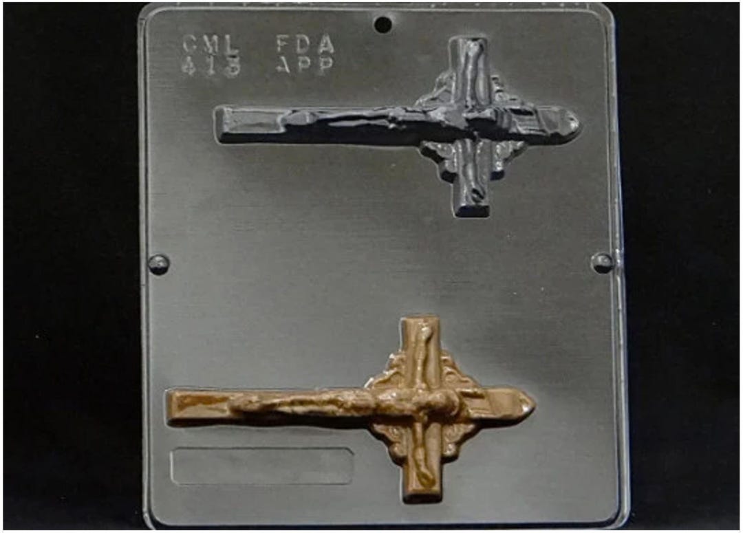 Crucifix Religious Chocolate Candy Mold Religious 413 - Etsy