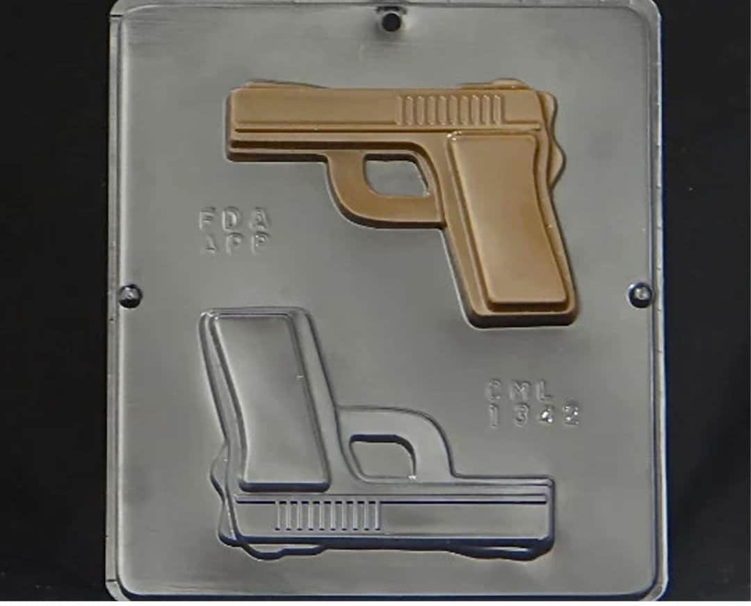 Handgun Semi-automatic Gun Chocolate Candy Mold 1342 - Etsy