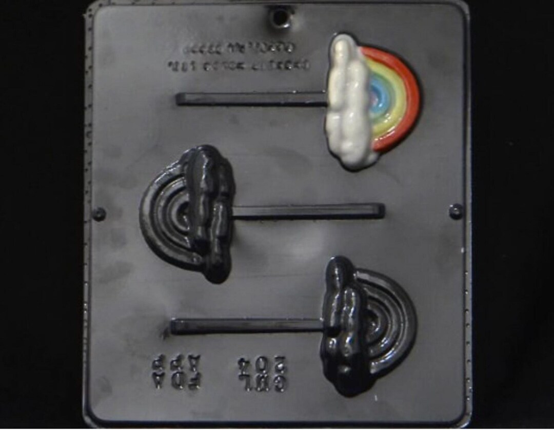 Rainbow Lollipop Chocolate Candy Mold 204 - Etsy