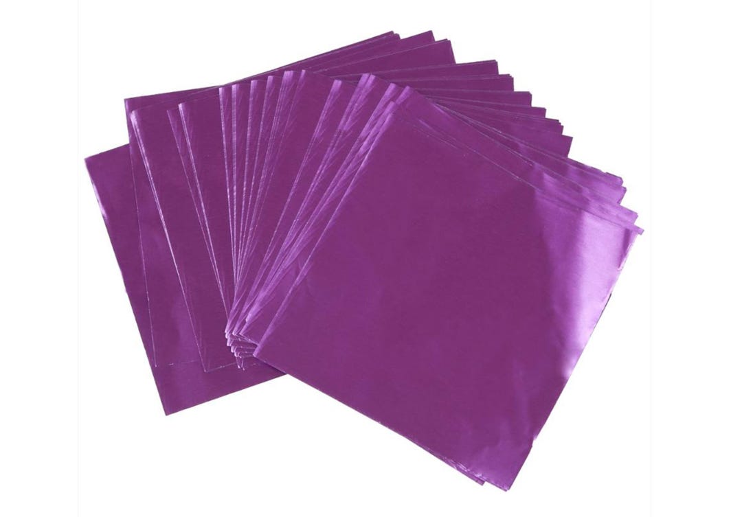 Purple Candy Foil Wrappers Confectionery Foil 125/500 Count Assorted ...