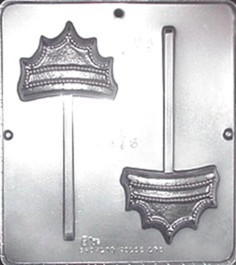 Plain Crown Lollipop Chocolate Candy Mold 3416 - Etsy